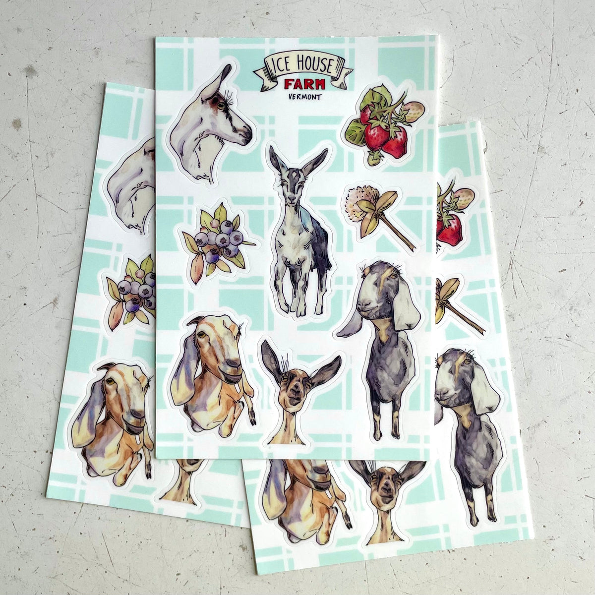 Goat Sticker Collection – Ice House Farm